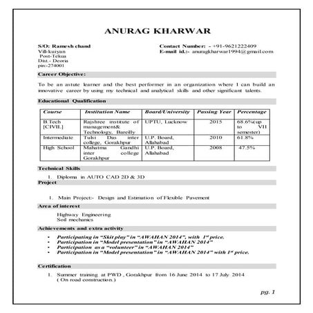 NEERAJ RESUME | PDF