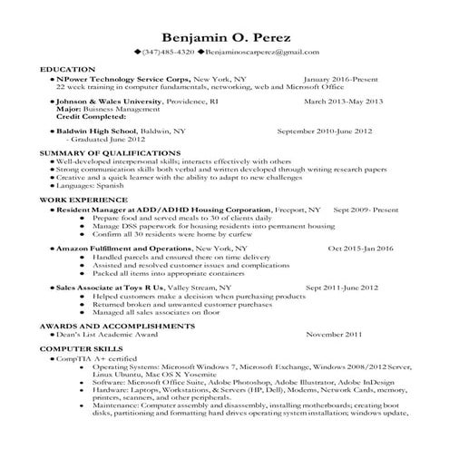 Resume - Cody Tilton 5-5-16 | DOCX