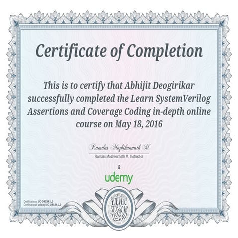 System Verilog Assertions And Coverage Ppt