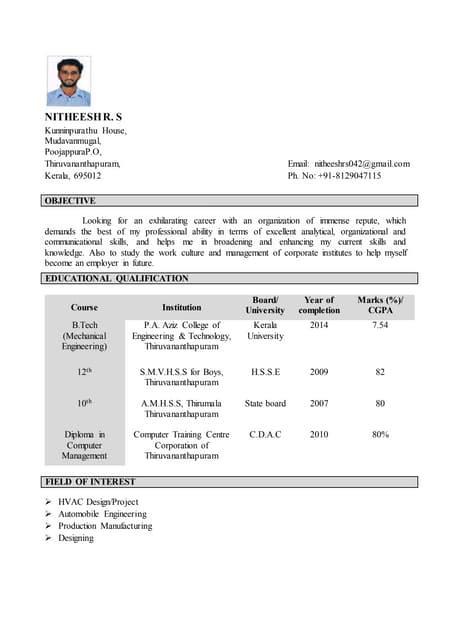 Cv abdul wahab-mech. eng. | DOCX