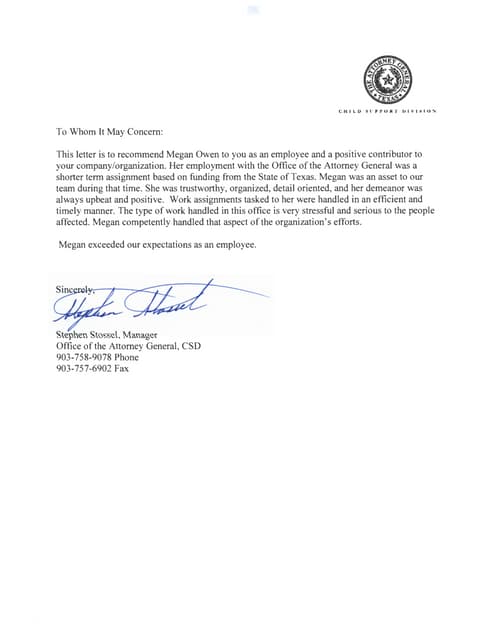 OAG Letter of Recommendation for Connell Wise - general | PDF