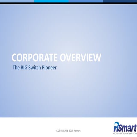 Rsmart Corporate Overview_LinkedIn | PPT