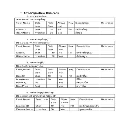 3 Data dictionary PDF | PDF