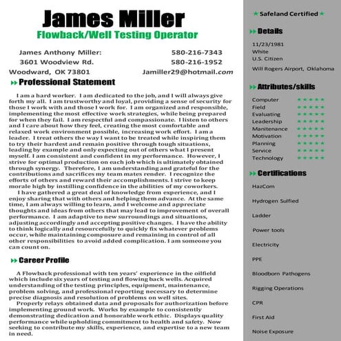 James Resume 2016 | PDF