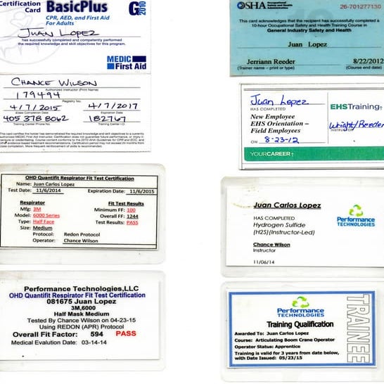 Oilfield Certification(s) II | PDF