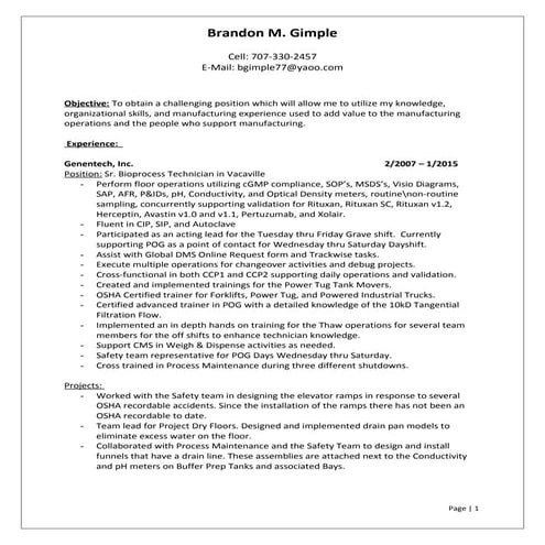 Troy Resume 2 | DOCX