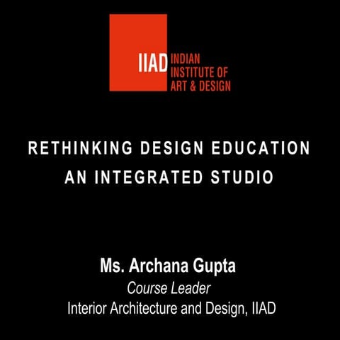 IIAD-Rethinking Design | PPTX