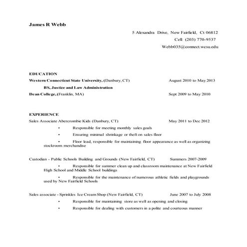 Tim Ryan Resume | DOCX