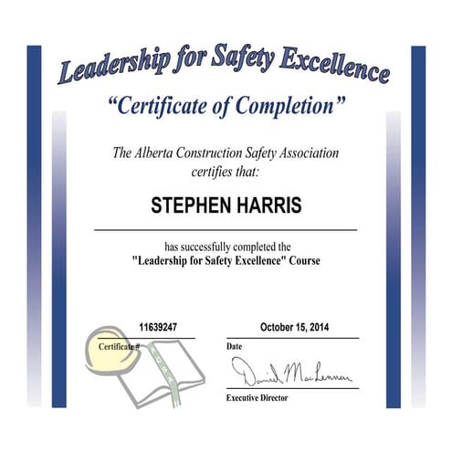 Leadership for Safety Excellence | PDF