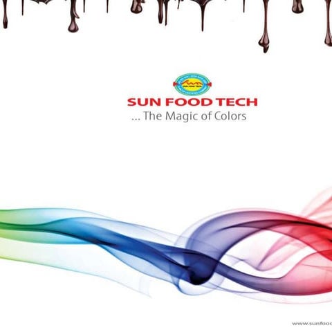 food colors brochure | PPTX