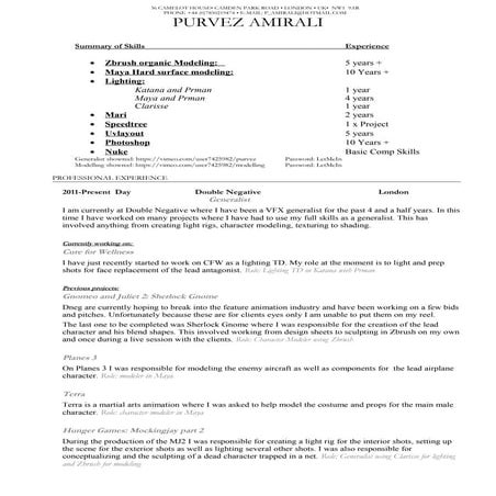 Joe-Parker-Resume-2016-Copy | PDF