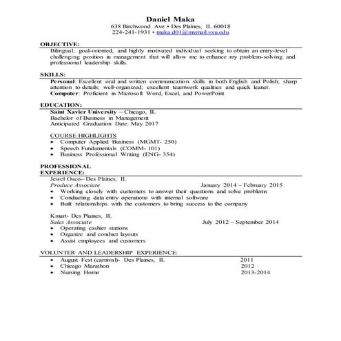 Resume | PDF