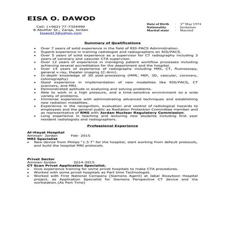 EISA resume2 | DOC