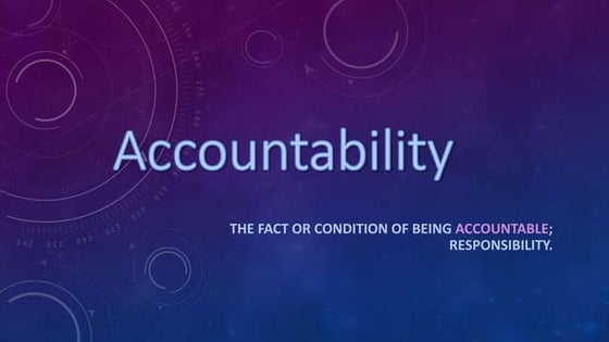 Accountability | PPT