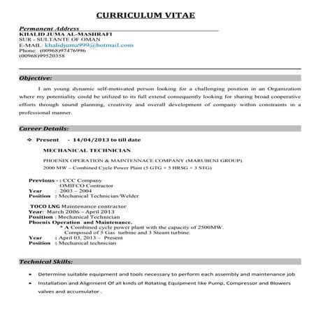 khalid RESUME 2 | DOC