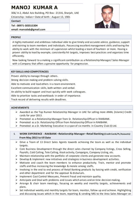 Pradip Resume 2 | DOCX | Sales | Business