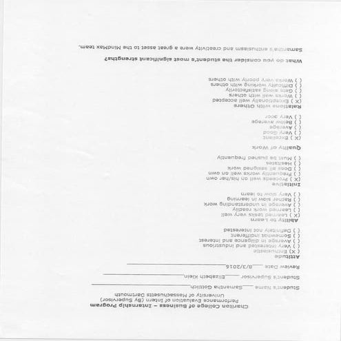 internship review by liz | PDF | Undergraduate Education | College ...