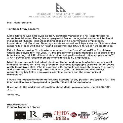 Reference Letter | DOCX