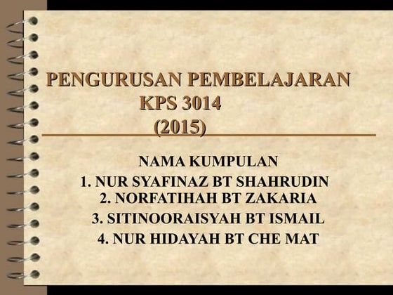 Tutorial konsep pengurusan | PPT