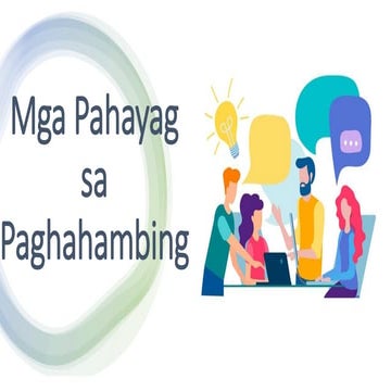 paghahambing na magkatulad at di magkatulad ppt | PPTX
