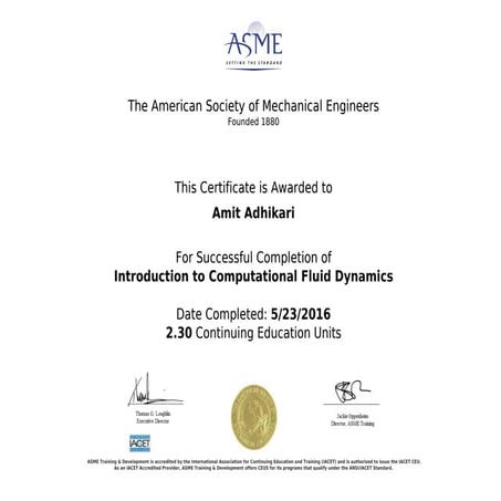 CFD Certificate | PDF