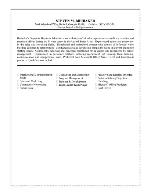 My Resume S (New 5 Jan 11) | PDF