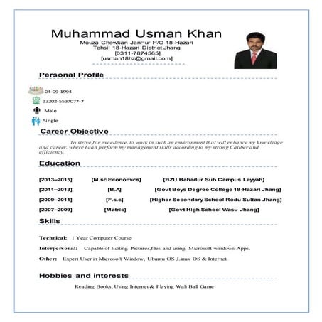Usman CV | DOCX