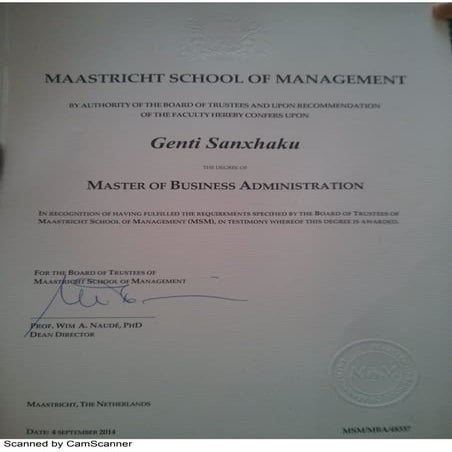 MBA diploma | PDF | Postgraduate Education | College Education