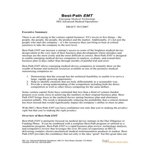 Best-Path EMT Whitepaper | DOC