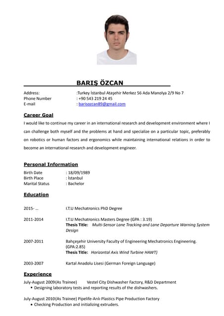 Safter MASKAN - CV | PDF