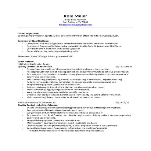 kole resume (revised) | DOCX