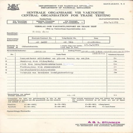 Trade Test Results | PDF