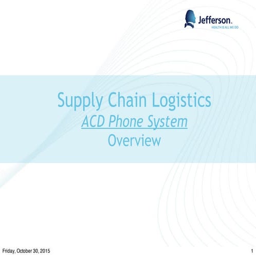 ACD Overview | PDF