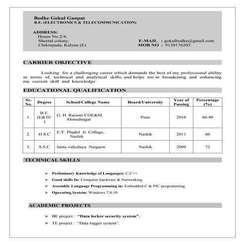 Usha CV | PDF