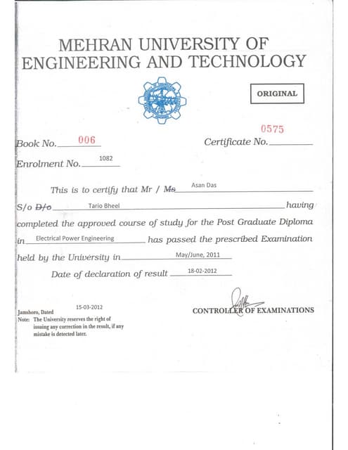 Qatar Experience Certificate. | PDF