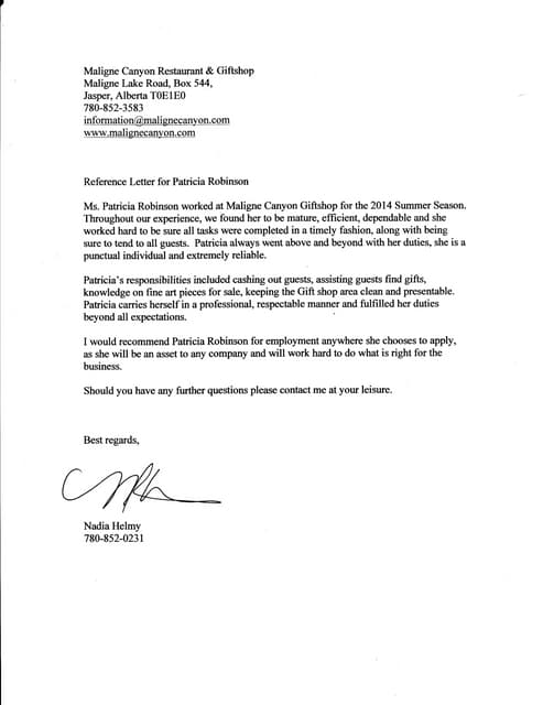 Westside Reality Form Letter | PDF