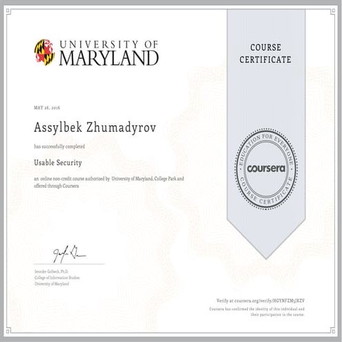 Coursera Usable Security | PDF