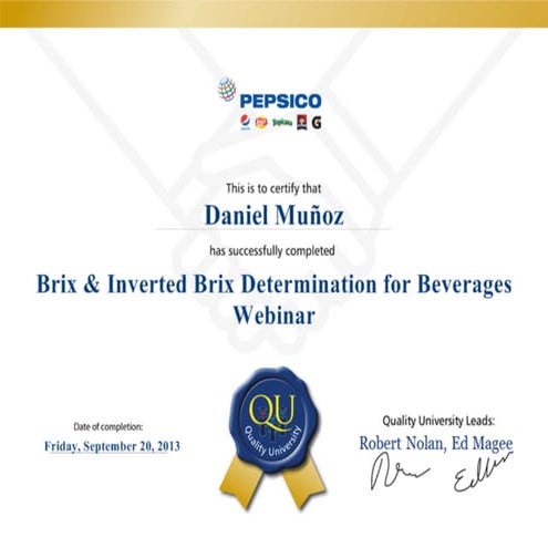 Brix - Inverted Brix determination | PDF