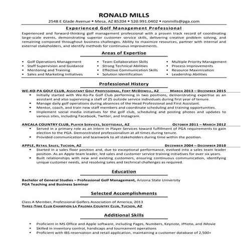 Active Resume | DOCX