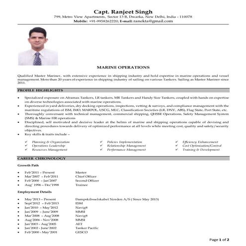 Ranjeet CV . | DOCX