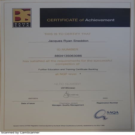 FAIS Certificate NQF 4 | PDF | Cameras and Camcorders | Consumer ...