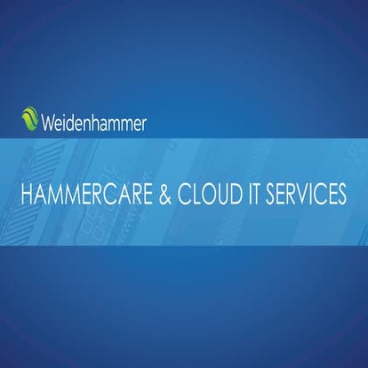 Weidenhammer HammerCare & Cloud IT Services Booklet | PPT