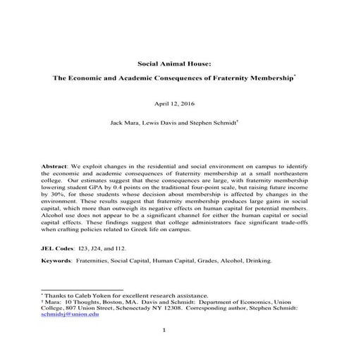 Economics Research Assistant | PDF