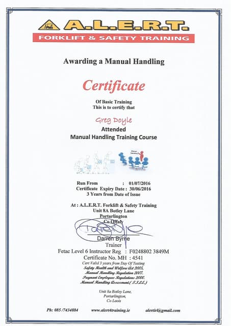 CSTB - Certificate | PDF