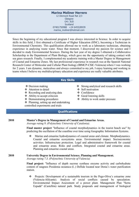 Matthew Esh CV Full | PDF