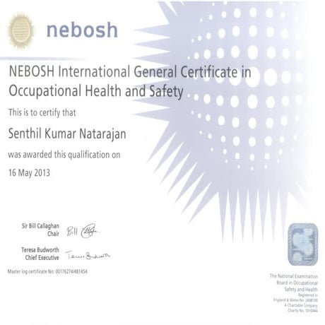 NEBOSH | PDF