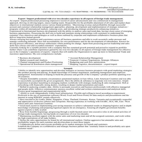 R K Anirudhan Resume 28.08.16