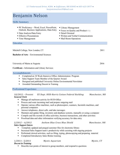 Kelly McNamara resume 7.21.15
