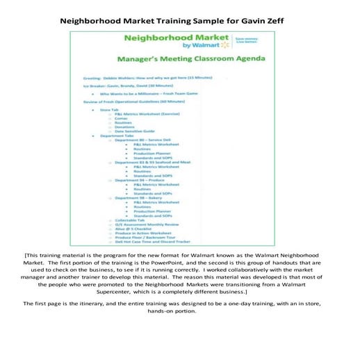 Neighborhood Market Training Sample for Gavin Zeff | DOCX