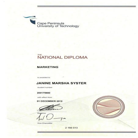 National Diploma JM Syster | PDF